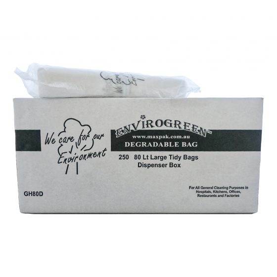 Degradable Garbage Bags - 80L 250/ctn - House of Cleaning Supplies